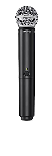 Shure BLX1288/MX153 Wireless Microphone System - 14-Hour Battery Life, 300 ft Range, UHF | Includes Handheld & Earset Mics, Dual Channel Receiver | J11 Band (BLX1288/MX153-J11)