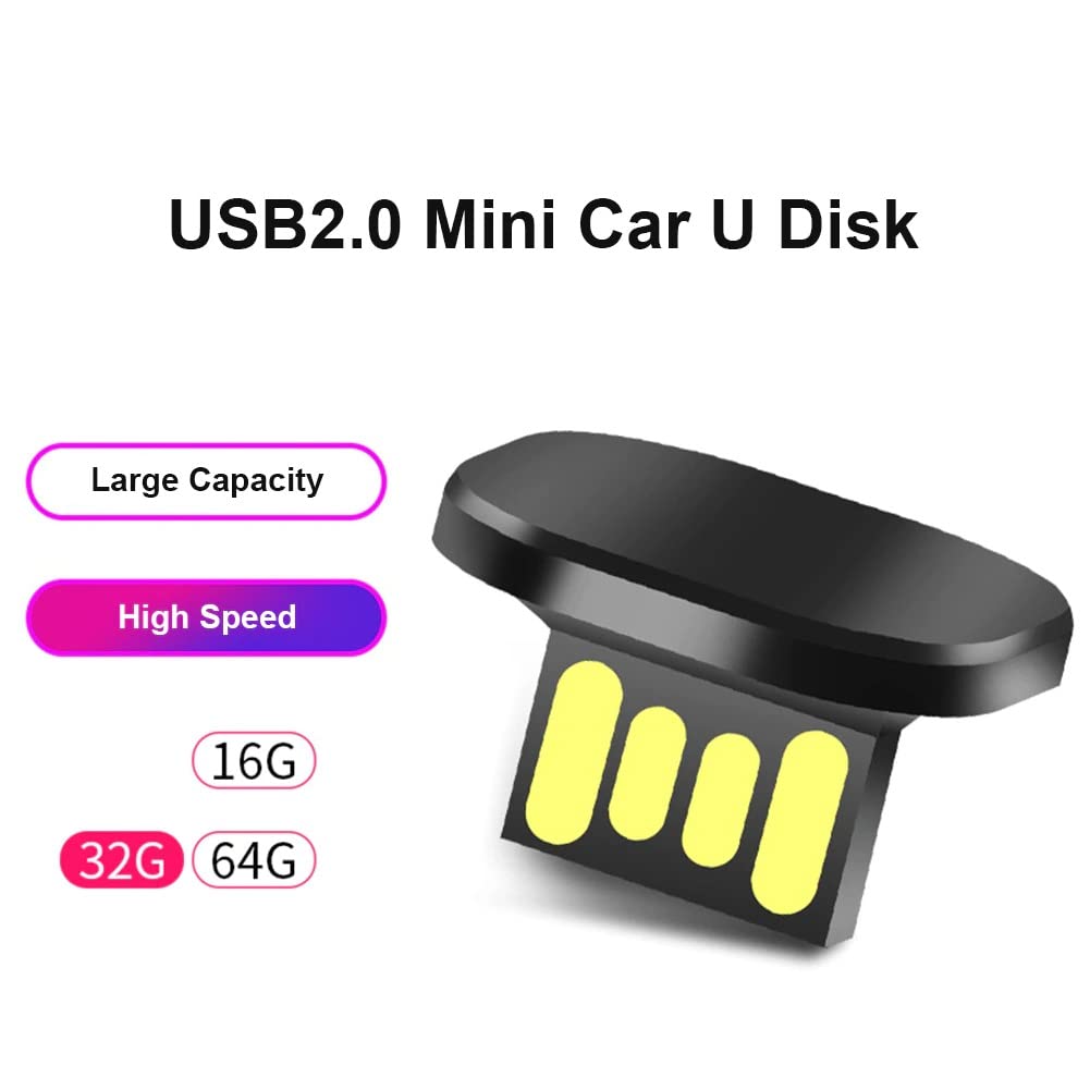 Brand: Akxesoriez 64GB Mini Flash Drive Short Car U Disk Pendrive USB Memory Stick USB 2.0 Short UDP Udisk Chip Flash 16GB 32GB 64GB (64GB)
