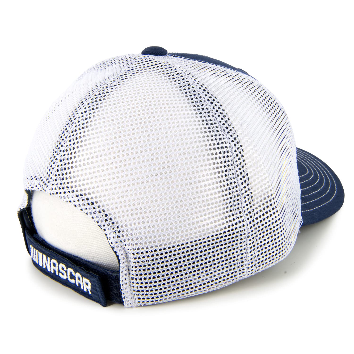 Checkered Flag Sports NASCAR 2023 75th Anniversary Logo Mesh Hat Blue/White