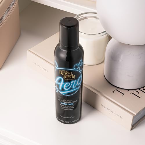 Bondi Sands Aero Self Tanning Foam | Lightweight + Fast-Drying Aerosol Formula Gives Skin a Hydrated, Long-Lasting Bronzed Glow | Ultra Dark, 7.61 Oz/225 mL