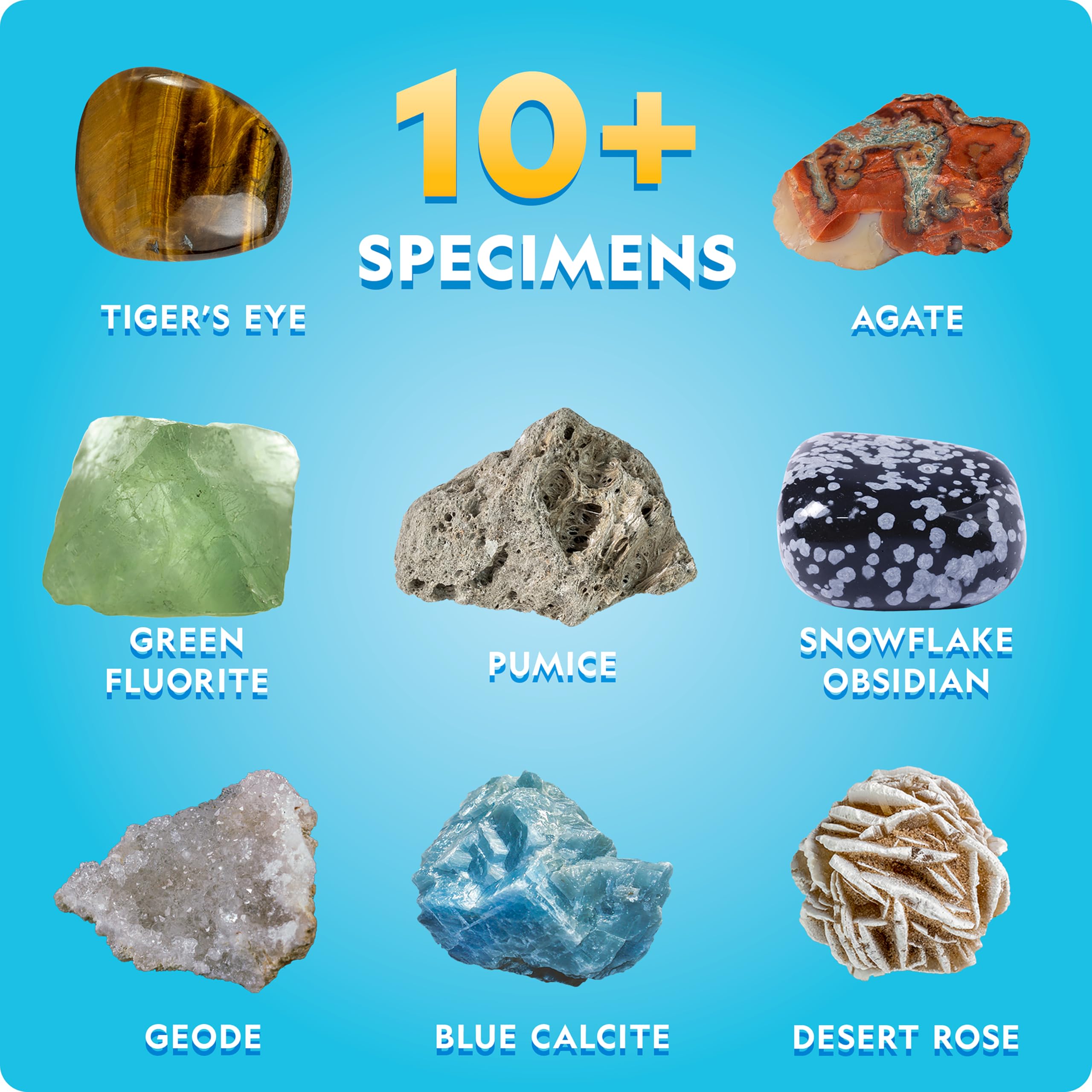 NATIONAL GEOGRAPHIC Earth Science Kit β 100+ Science Experiments & Activities for Kids, Crystal Growing, Volcano Science Kit, Rock Collection, STEM Project Toy for Boys & Girls (Amazon Exclusive)