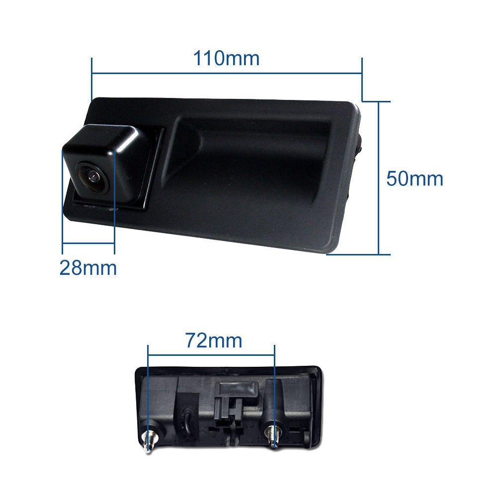 Backup Camera Waterproof Rear-View Rear Reverse Parking Camera for A4 B6 B8 /Jetta /Jetta SE/Jetta MK6 /TIGUAN/ Touareg / Passat B5/B6/B7,Passat 3C B7 / Sharan / Touran