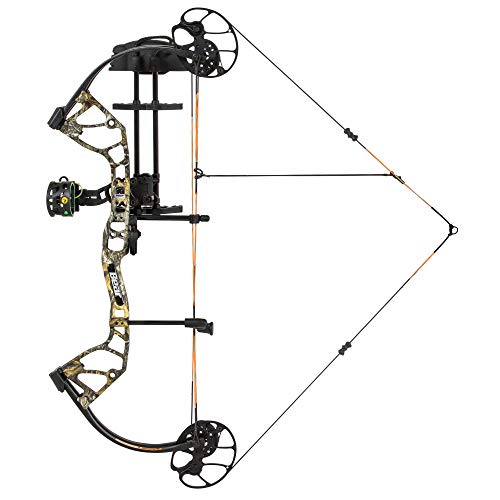 Bear Archery Royale Ready to Hunt Compound Bow Package for Adults and Youth, Right Hand, Realtree Edge