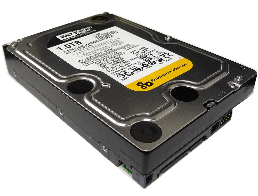 Western Digital RE3 WD1002FBYS 1TB 7200RPM 32MB Cache SATA 3.0Gb/s 3.5" Internal Hard Drive (PC, Mac, NAS, CCTV DVR) - [Renewed] w/ 1 Year Warranty