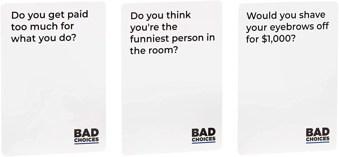 BAD CHOICES Party Game + After Dark Edition Set - Hilarious Adult Card Game for Friends, Fun Parties and Board Games Night with Your Group
