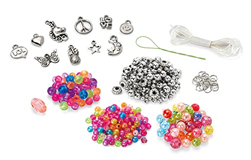 Shimmer 'n Sparkle Charm & Bead Bracelet Maker by CRA-Z-Art β DIY Beaded Charm Friendship Bracelet Making Kit