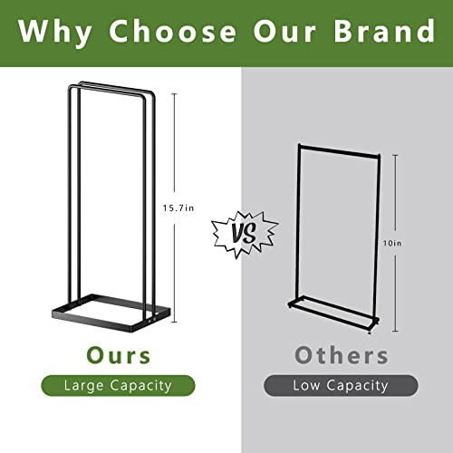 Hanger Organizer Rack Hanger Stacker Holds up 110 Wire Clothes Hangers for Laundry Room Closet Space Saving,Hanger Rack Storage is Especially Suitable for Adults and Baby Standard Velvet Hangers