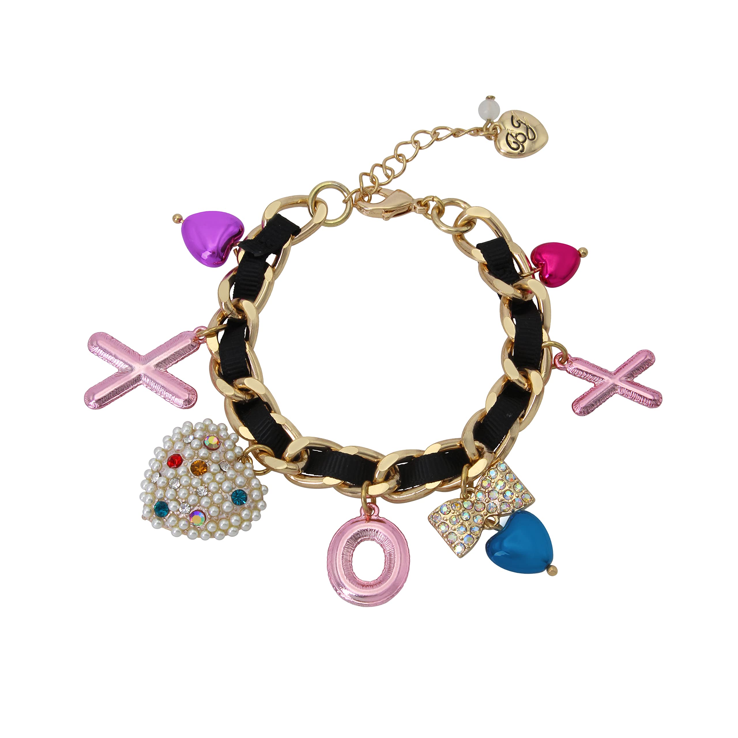 Betsey Johnson XOX Charm Bracelet