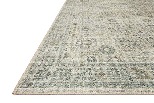 Loloi II Skye Collection SKY-14 NATURAL / SAGE, Traditional 5'-0" x 7'-6" Area Rug