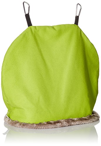 Prevue Pet Products BPV1165 Plastic/Fleece Snuggle Sack Bird Nest, Jumbo