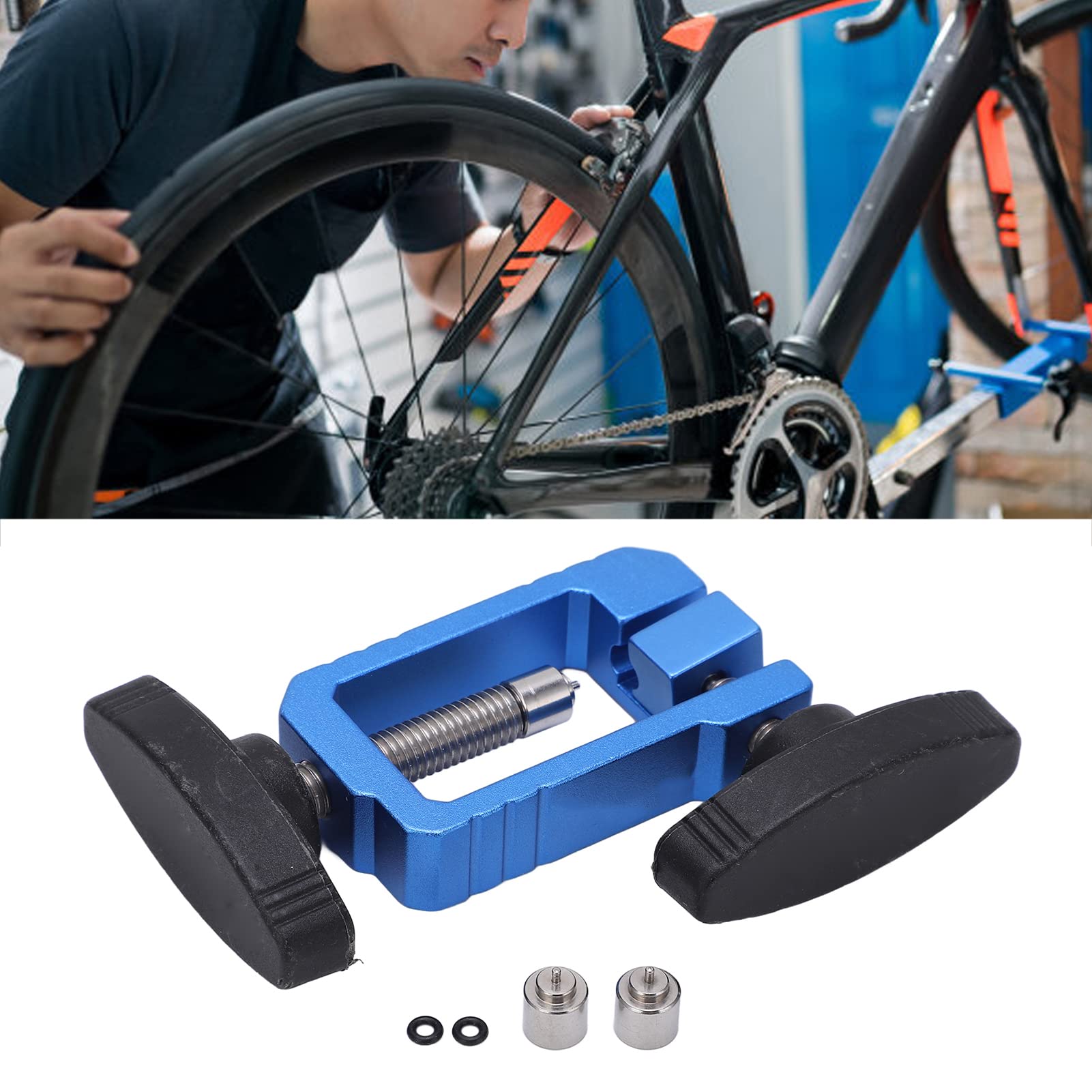 Beaswhca Aluminum Alloy Syringe Insertion Tool Mountain Bike Hydraulic Hose Insertion Tool for Road Mountain Bikes