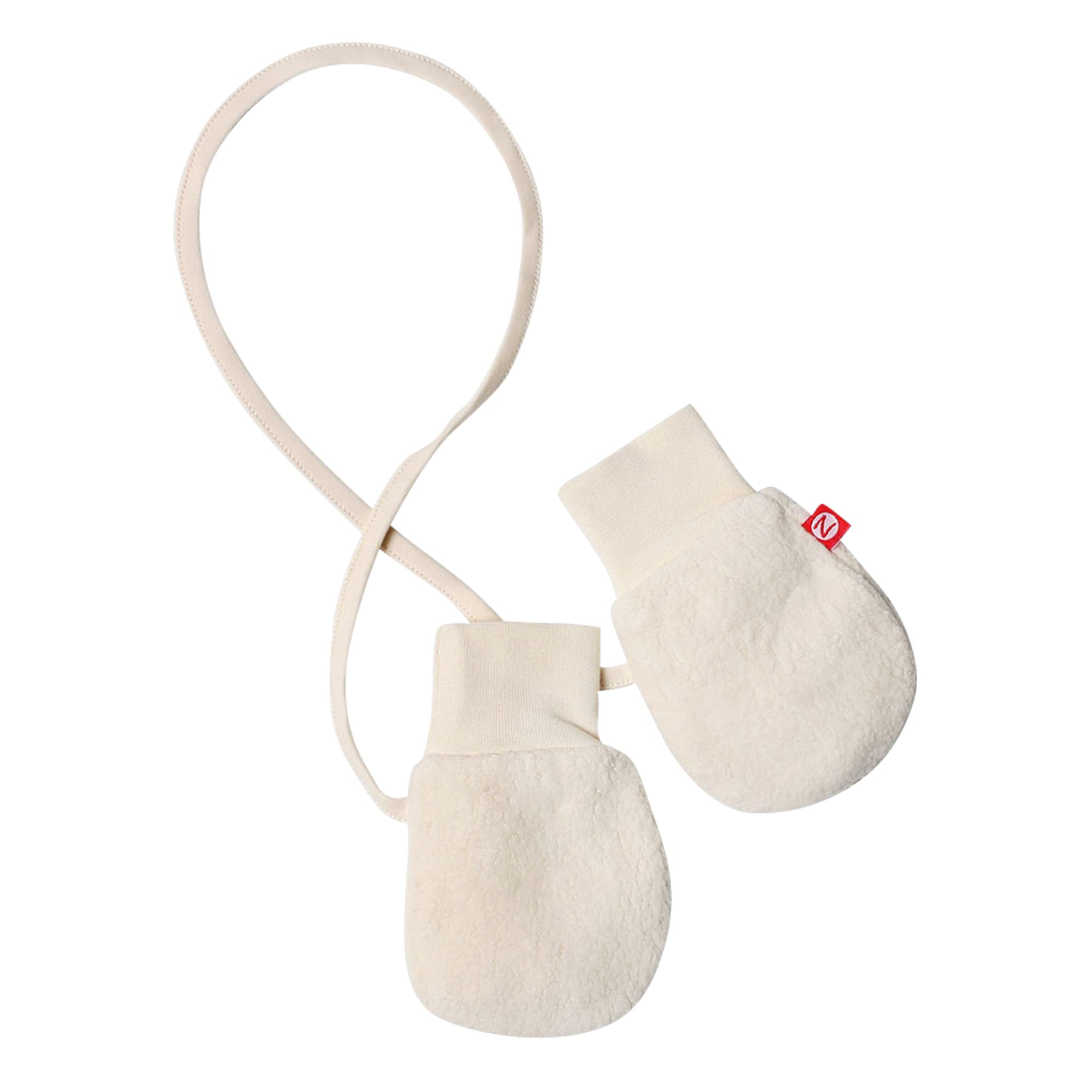 Zutano Unisex Baby Cozie Lined Mitten, Cream, One Size