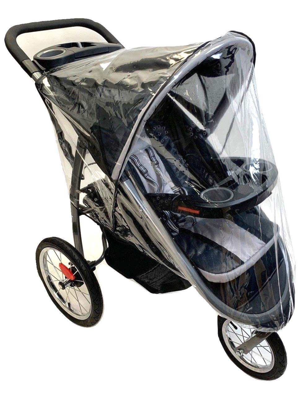 Sashas Rain and Wind Cover For the Graco ‘FastAction Fold Click Connect’ Jogger Stroller