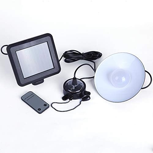 Kyson Solar Lights,Solar Powered Led Shed Light with Remote Control and Pull Cord for Indoor Outdoor Use