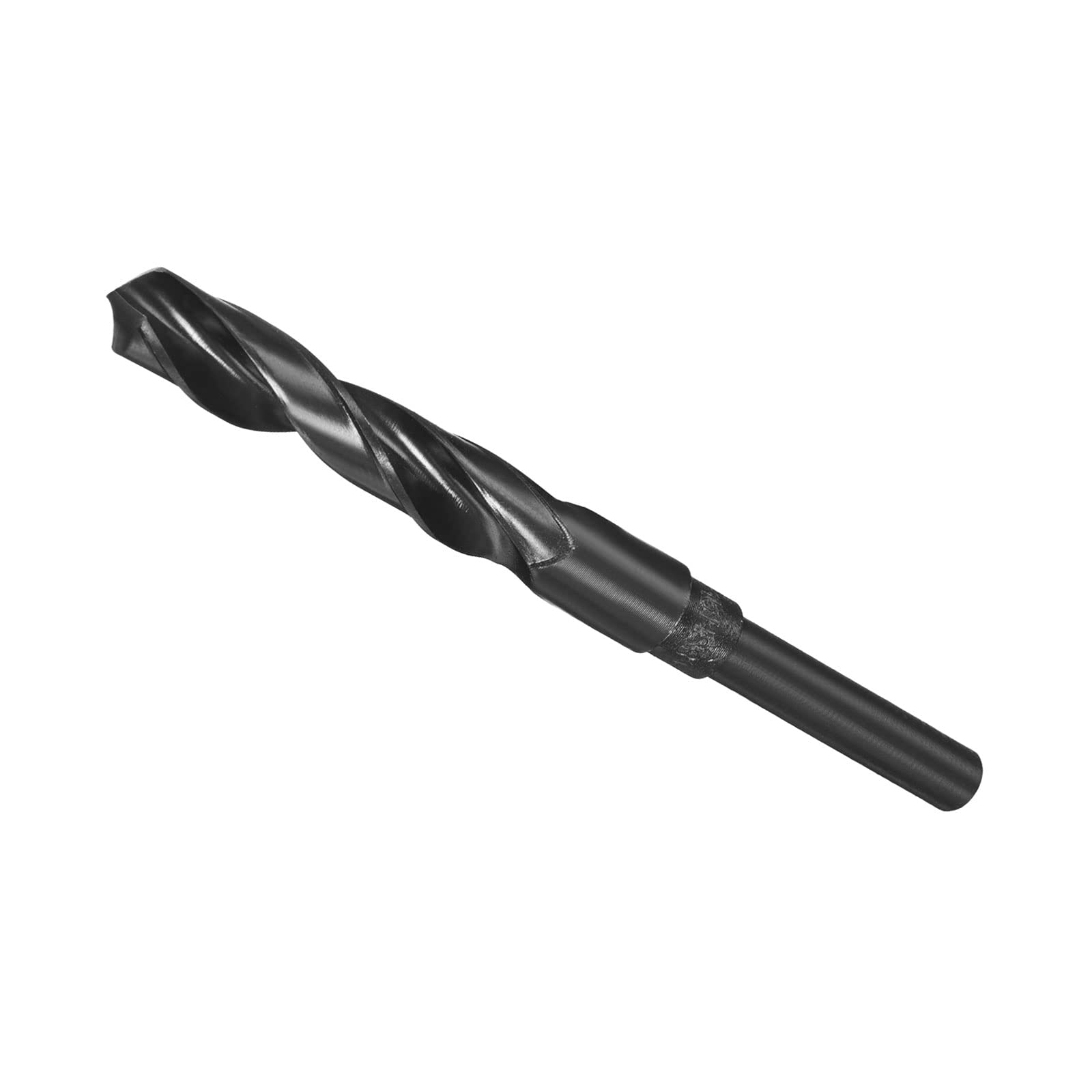 CoCud Reduced Shank Drill Bit, 23.5mm Cutting Edge 1/2" Shank, Nitride Coated High Speed Steel 9341 Twist Drill Bits - (Applications: for Stainless Steel Metal Wood)