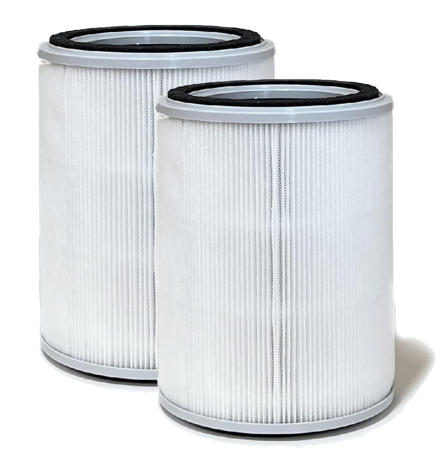 Nispira 3-in-1 True HEPA with Activated Charcoal Replacement Filters, Compatible with TOPPIN TPAP001 Air Purifier Comfy Air C2, 2-Packs