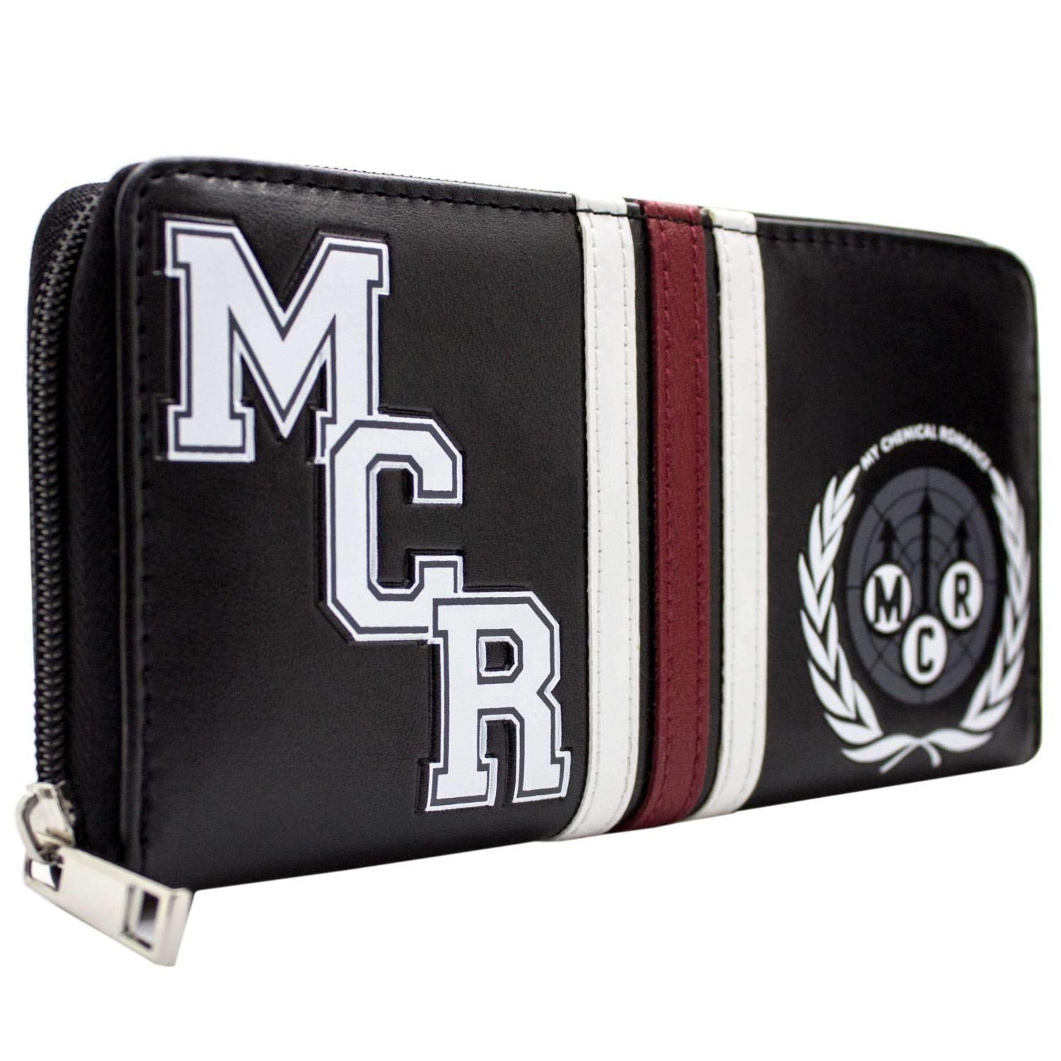 My Chemical Romance MCR Rock Band Coin and Card Purse Black, Black, One Size, Clutch