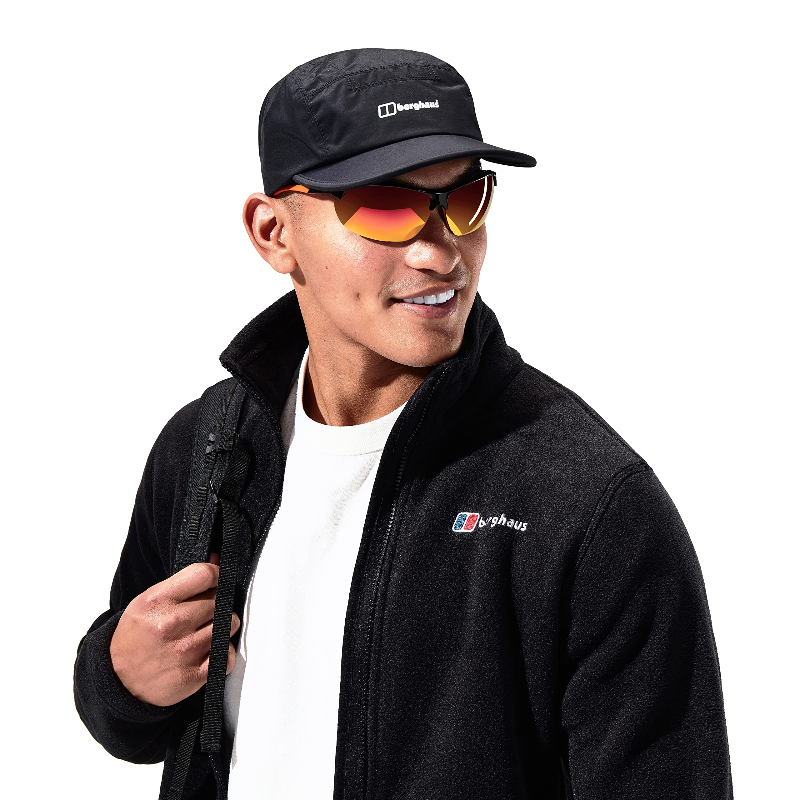 Berghaus Men's Prism Polartec Fleece Interactive Jacket, Black/Black, M