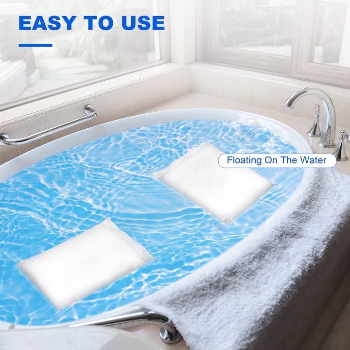 DEEPLITE Hot Tub Scum Absorber, SPA Oil Absorbing Accessories Scum Sponge for Hot Tubs, Swimming Pools (2-Pack)