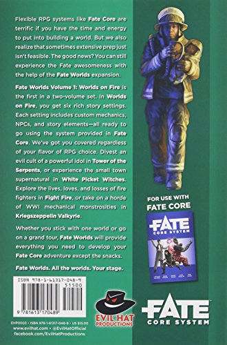 Evil Hat Productions Fate Worlds: Worlds on Fire