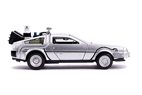 Jada Toys Back to The Future Part II 1:32 Time Machine Die-cast Car, Toys for Kids and Adults