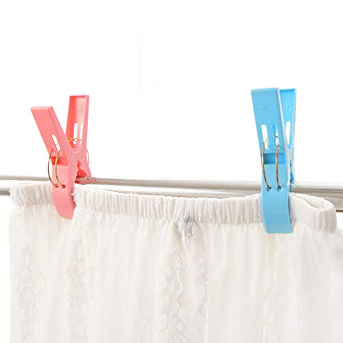 Jumbo Plastic Beach Towel Clips 4 Pack for Keeping Beach Towels Sheets Quilts Clothes for Beach Pool Chair Keep Your Towel from Blowing