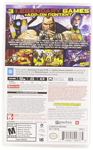 Borderlands Legendary Code in Box - Nintendo Switch
