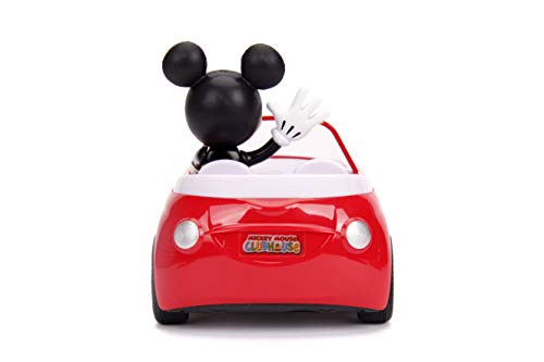 Jada Toys Disney Junior Mickey Mouse Clubhouse Roadster RC Car Red, 7"