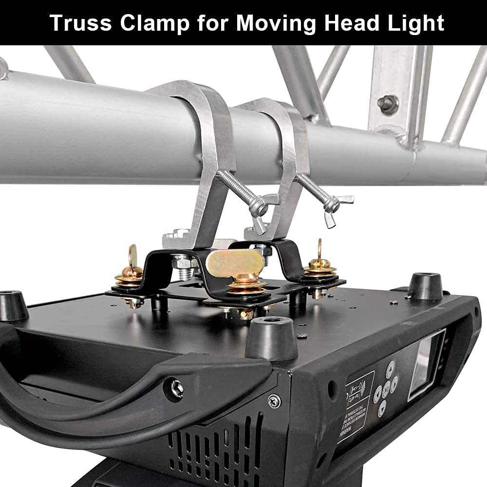 C Clamp Dj Light Clamps Stage Light Clamp for DJ Lights Par Spotlight Moving Head Light Pole Mount Stage Lighting Kit Lighting Stand and Truss Package (4 pack)