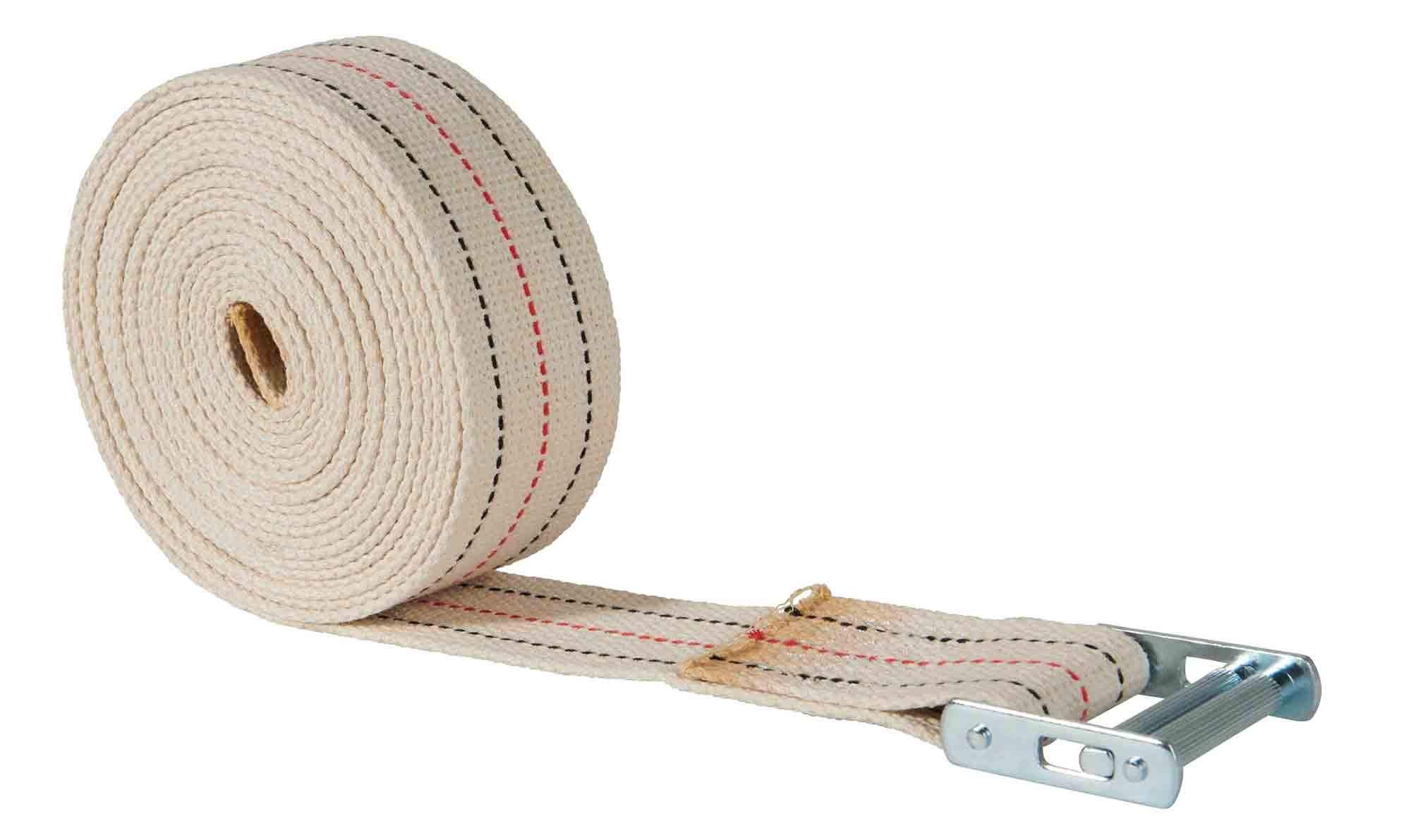 Mytee Products (2 Pack 2" x 20' Piano Moving Strap with Roller Buckle, Made from Cotton Webbing