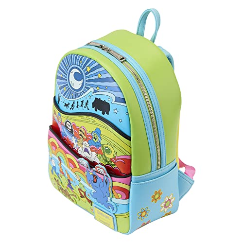 Loungefly Scooby Doo Psychedelic Monster Chase Double Strap Shoulder Bag
