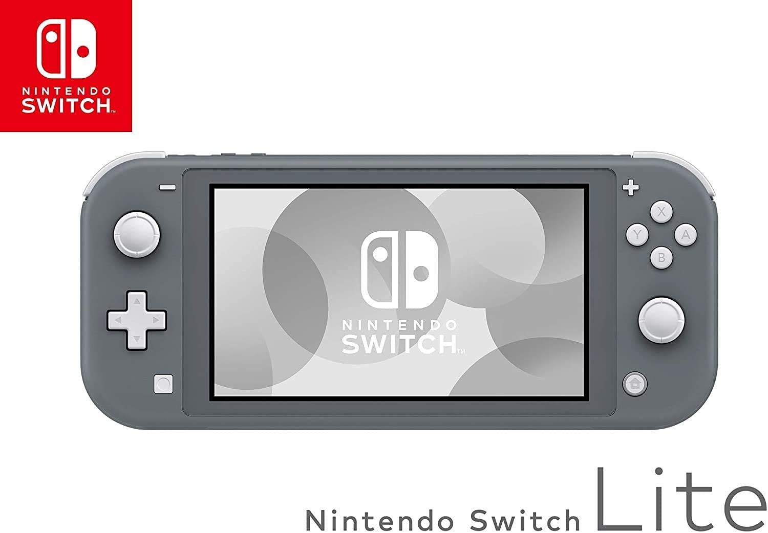 Newest Nintendo Switch Lite Game Console, 5.5 inch LCD Touchscreen, Built-in Plus Control Pad, Speakers, 3.5mm Audio Jack, Speakers, with CUE 128GB Micro SD Card (Gray) (Renewed)
