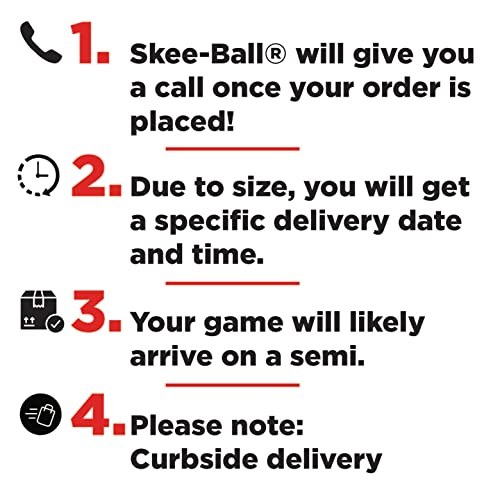 Skee-Ball Arcade Table Machine Game for Home Basement Recreation Room - Deluxe Nostalgic Classic Family Fun of Roll and Score - Made in The USA