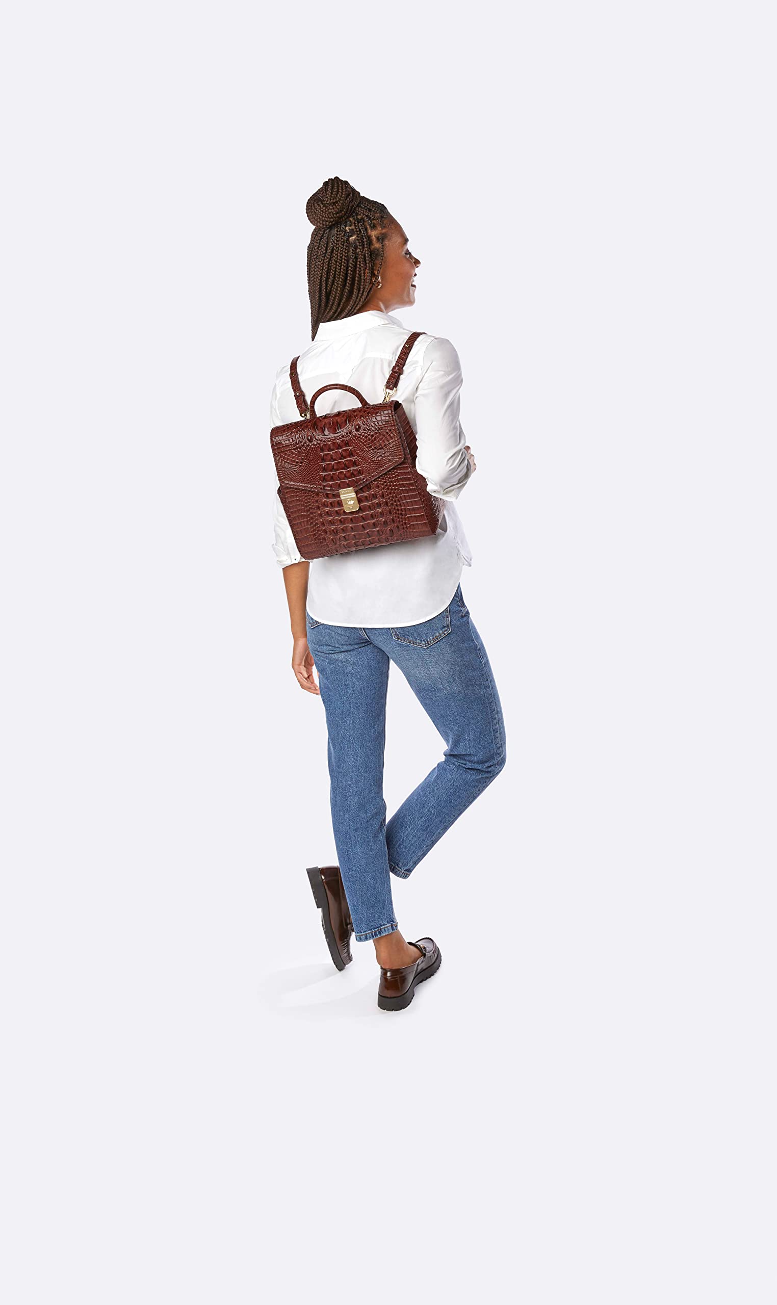 BRAHMIN Arctic Blue Melbourne Liz