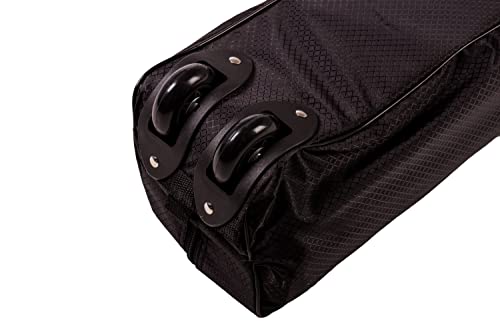 Onix Pickleball 2-in-1 Regulation-Size Portable Net and Practice Net Set Includes Carrying Case with Wheels