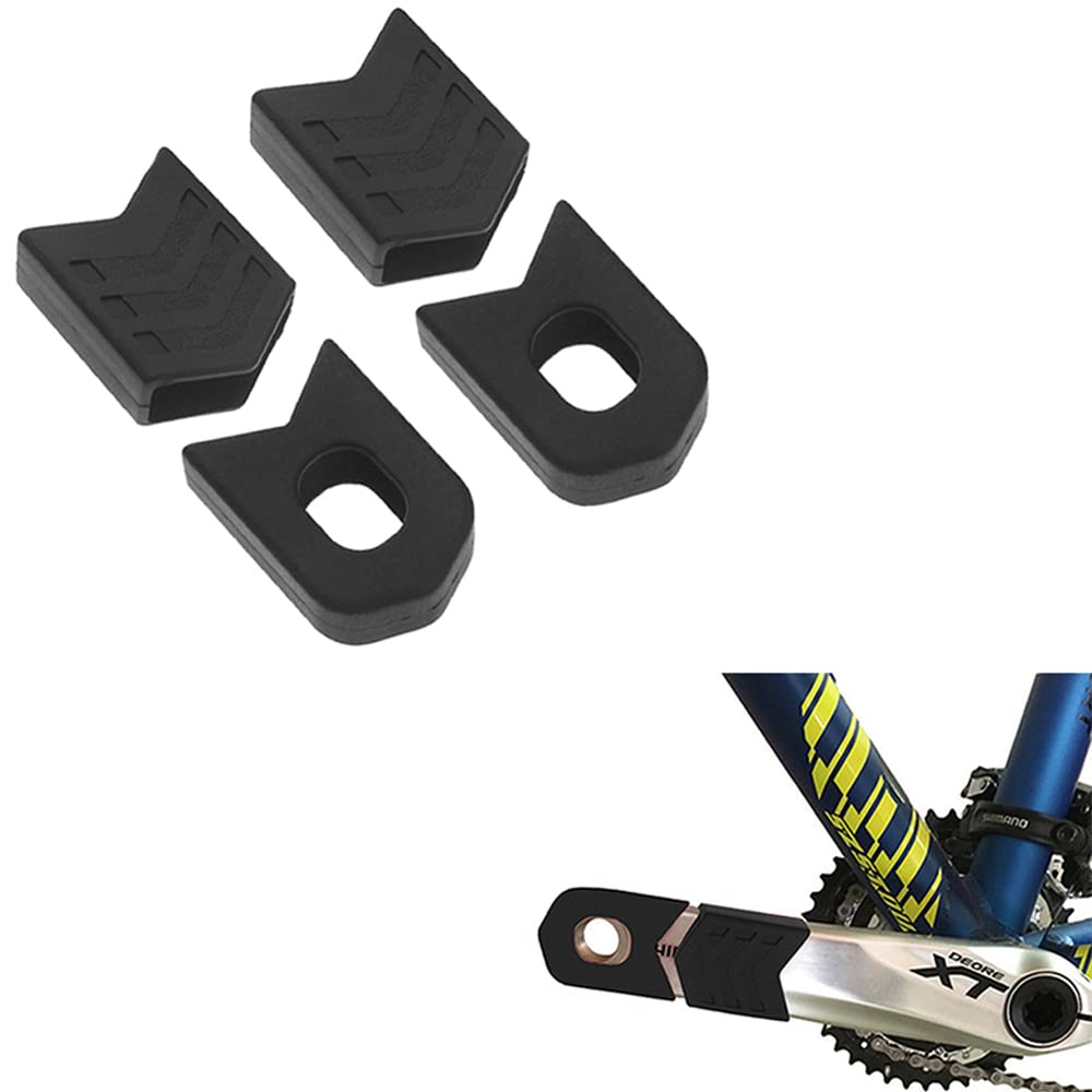 Bicycle Crank Protector,MTB Bike Crankset Caps Protector Sleeve Arm Protector for MTB Road Bikes.