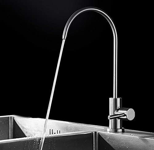 Drinking Water Filter Faucet Stainless Steel Brushed Nickel Kitchen Bar Sink,Lead-Free Modern Water Filter Faucet