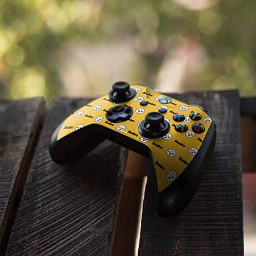 Skinit Decal Gaming Skin Compatible with Xbox One S Controller - Officially Licensed NFL Pittsburgh Steelers Blitz Series Design
