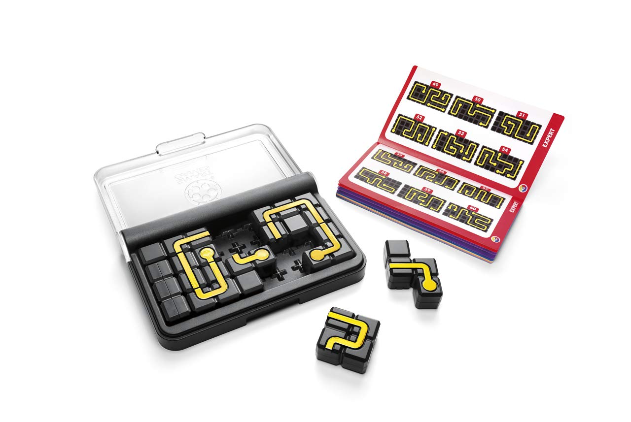 SmartGames IQ Circuit Portable Travel Game with 120 Challenges for Ages 8-Adult