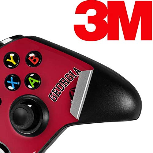 Skinit Decal Gaming Skin Compatible with Xbox One S Controller - Officially Licensed College Georgia Bulldogs Design