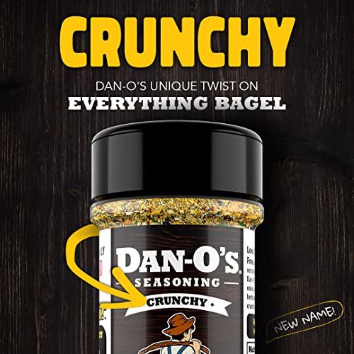 Dan-O's Seasoning Large 2 Bottle Combo | Original & Crunchy | 2 Pack (20 oz)