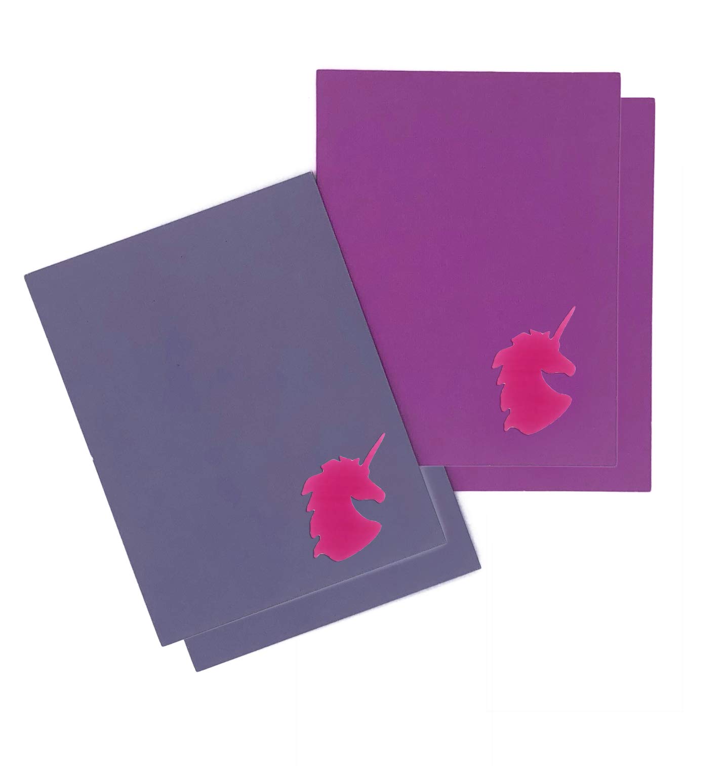 Royal Green Magical Unicorn Birthday Party Stickers for Decoration, Scrapbooking, Arts, and Crafts 2 inch (50mm) in Pink - 40 Pack
