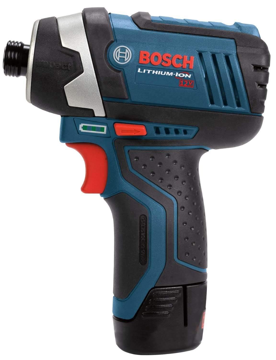 Bosch CLPK22-120-RT 12 Volt Li-Ion 2-Tool Combo Kit Drill/Driver and Impact Driver (Renewed)