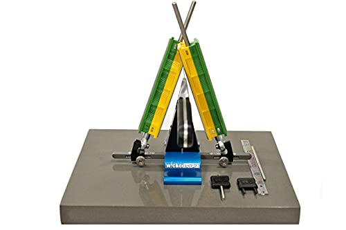 Wicked Edge Knife Sharpener - With Quartz Stone Base