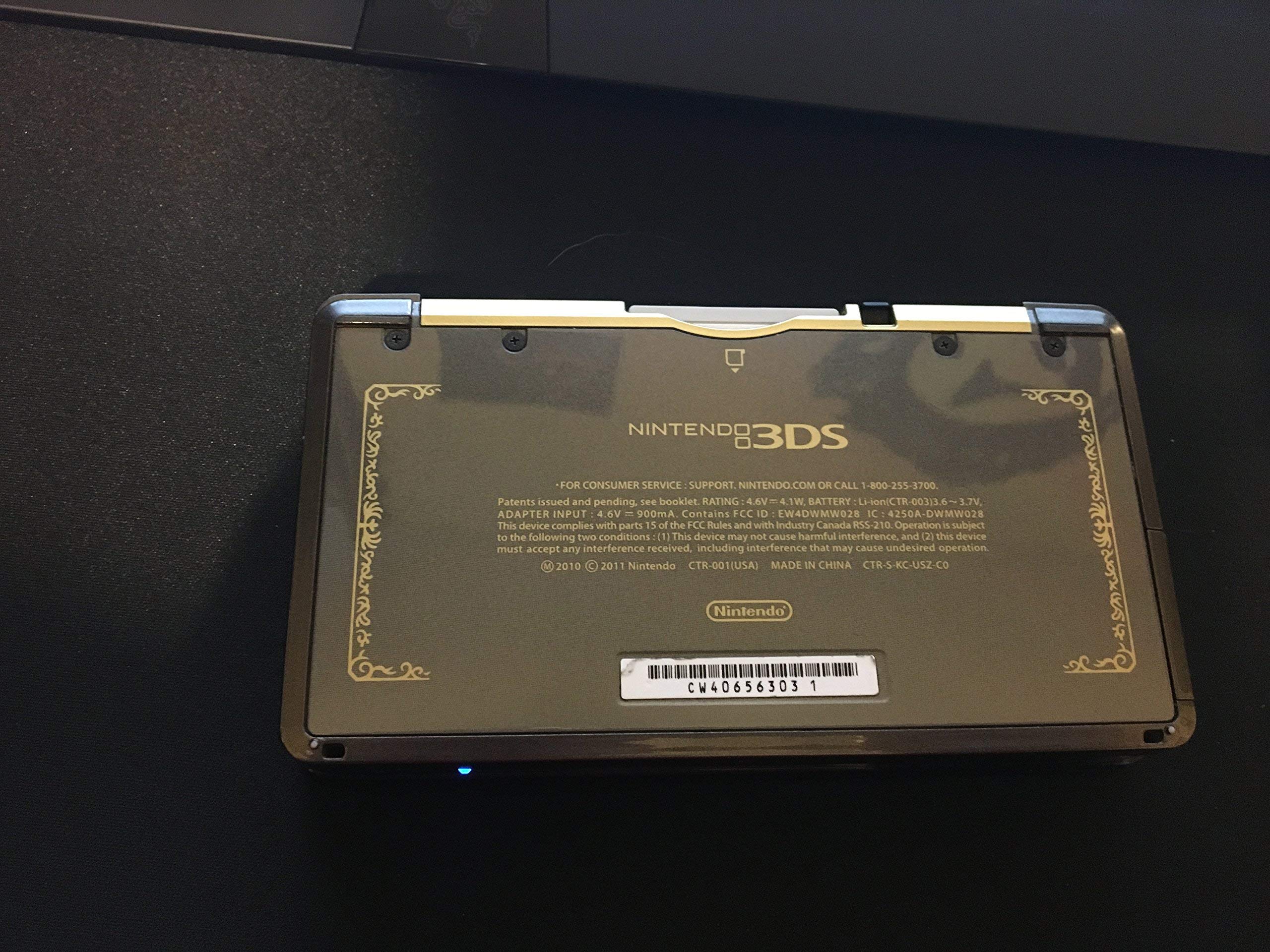 Nintendo 3DS - Limited Edition with The Legend of Zelda Ocarina of Time 3D (Renewed)