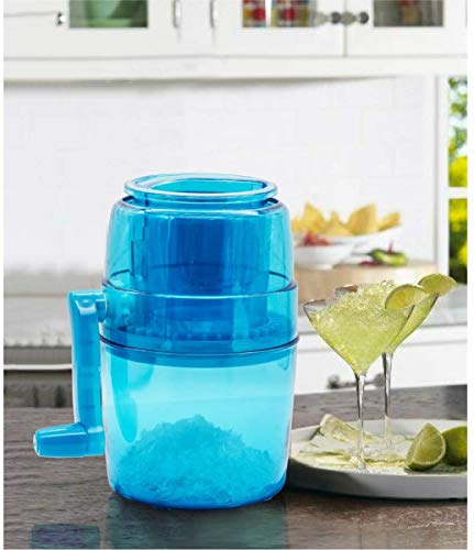 Portable Hand Crank Ice,Ice Chopper Mini Portable Ice Machine Domestic Ice Crusher for Children