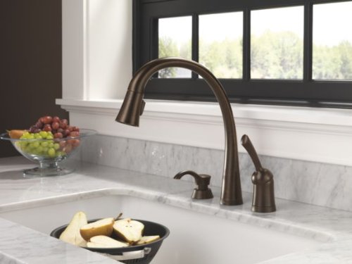 Delta Faucet Pilar Kitchen Soap Dispenser for Kitchen Sinks, Venetian Bronze RP50781RB