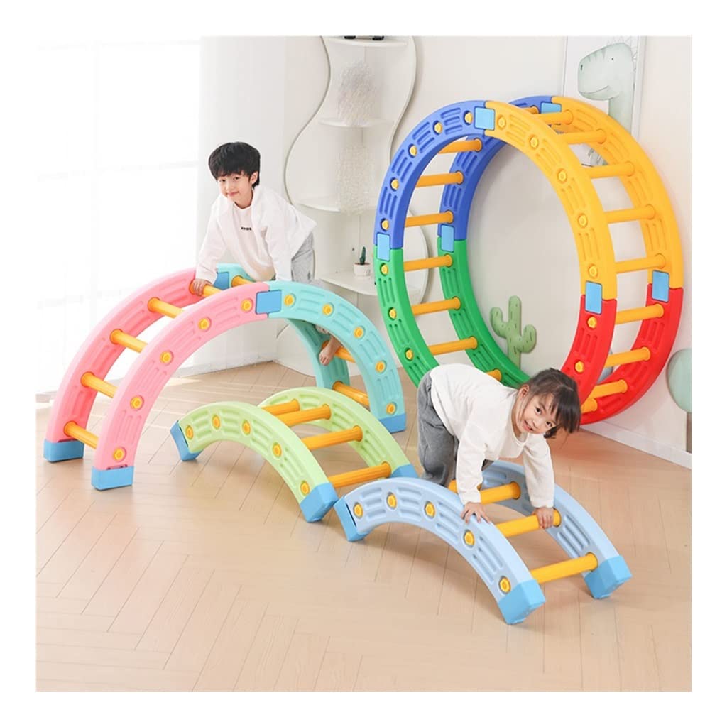 Children's Plastic Climbing Frame, Obstacle Course Activity Center for Indoor & Outdoor, Birthday Gifts for Boys and Girls