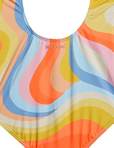 Billabong Girls' Groovy Road One-Piece Swim (Little Big Kids), Multi, 10