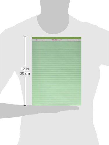 Roaring Spring Enviroshades Legal Pad, 8-1/2 X 11-3/4 in, 50 Sheets, Paper, Green, Pack of 3 - 1465587